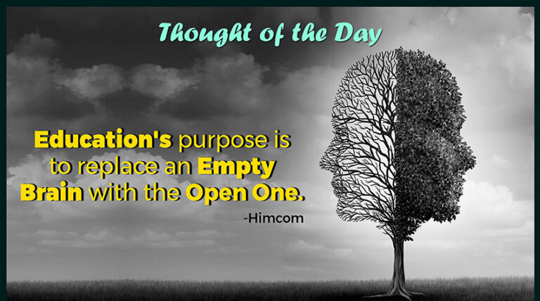 Thought Of The Day, 365 Motivational & Positive, Students Thoughts for ...